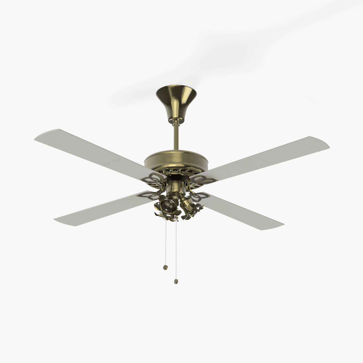 Classic Ceiling Fan 3D Model Free Download
