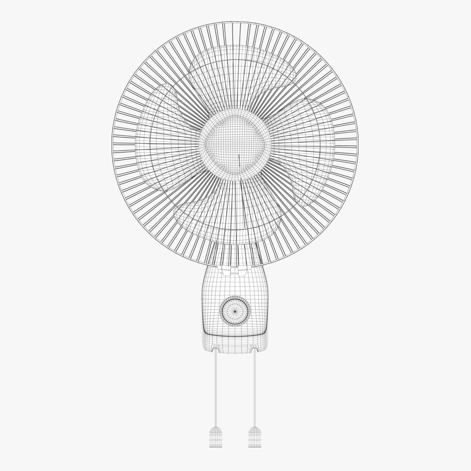 Wall Fan 3D Model Free Download