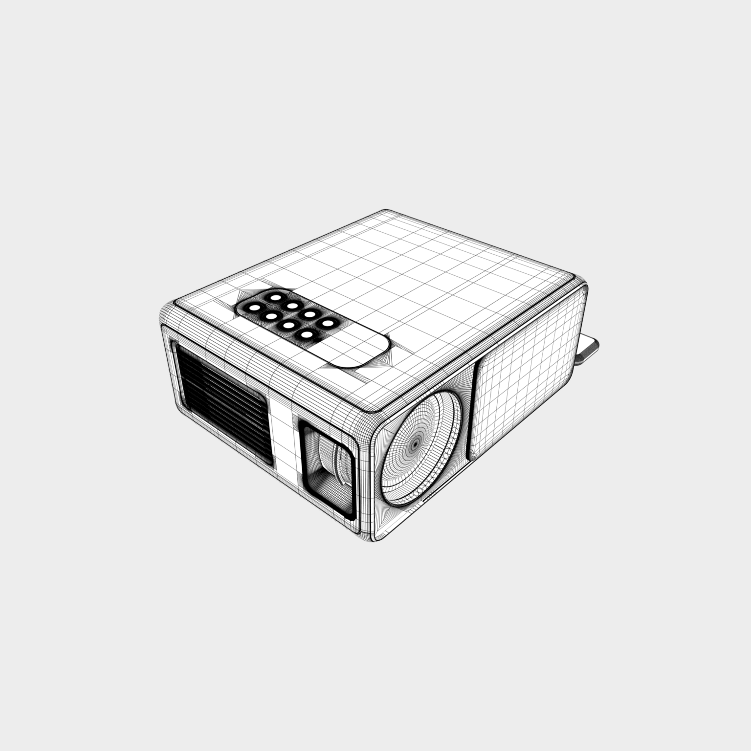 Projector 3D Model Free Download
