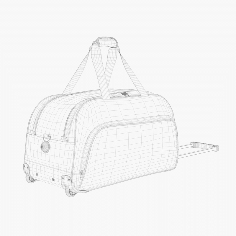 Duffel Bag 3D Model Free Download