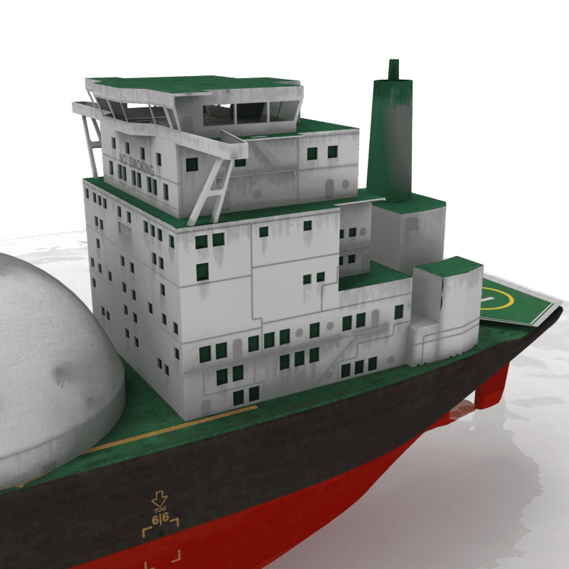 Cargo Ship 3D Model Free Download