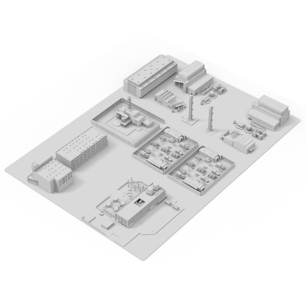 Power Station 3D Model Download
