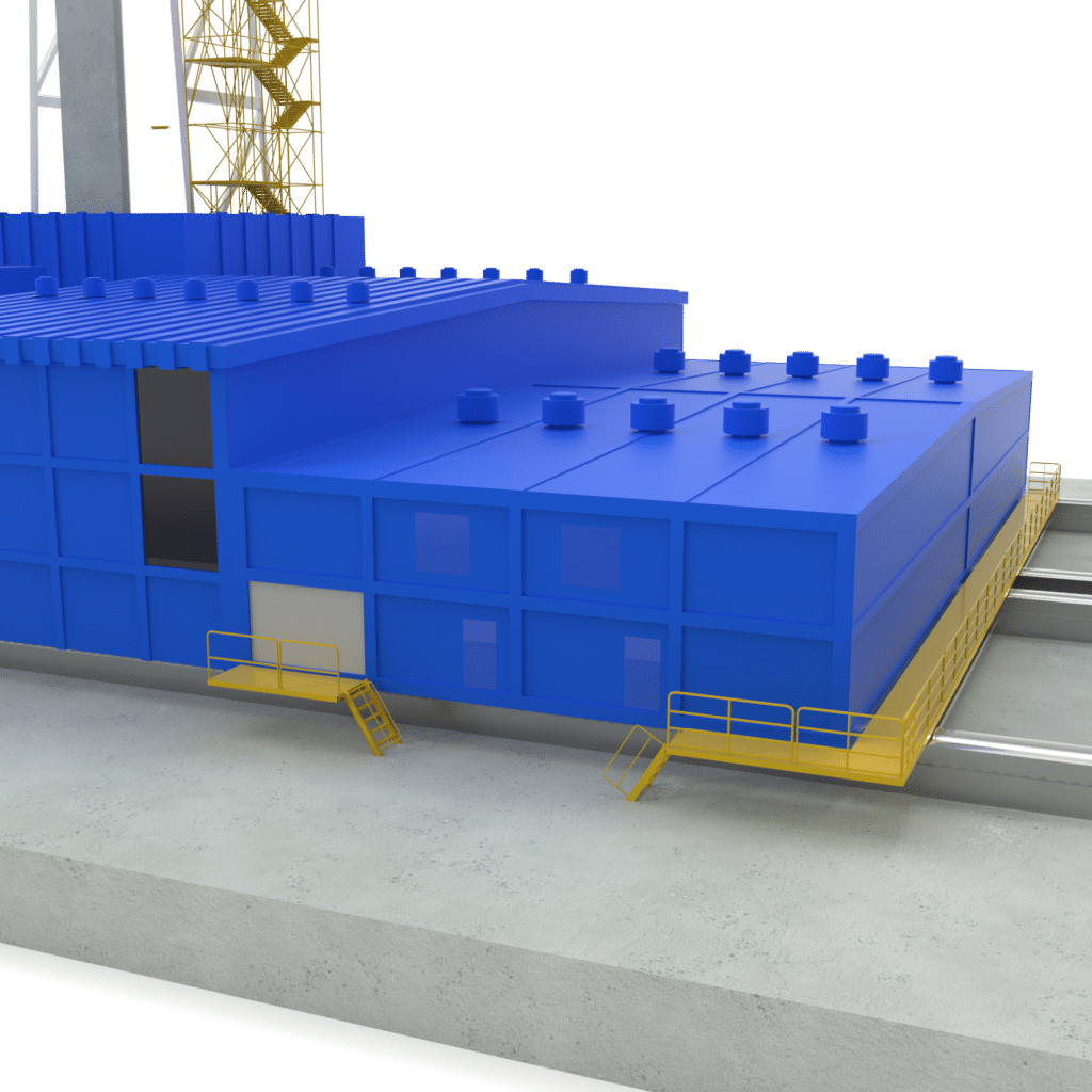 Land Oil Rig 3D Model Download