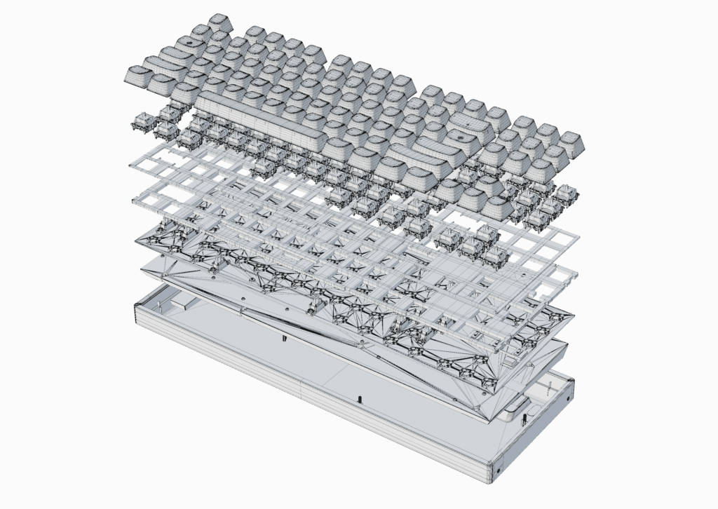 Gaming Keyboard 3D Model Free Download