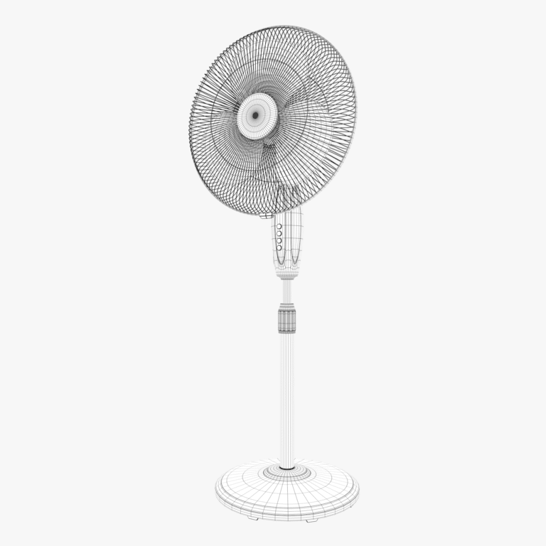 Stand Fan 3D Model Download