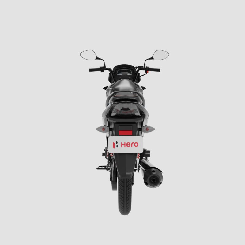 Hero Passion XTEC Bike 3D Model