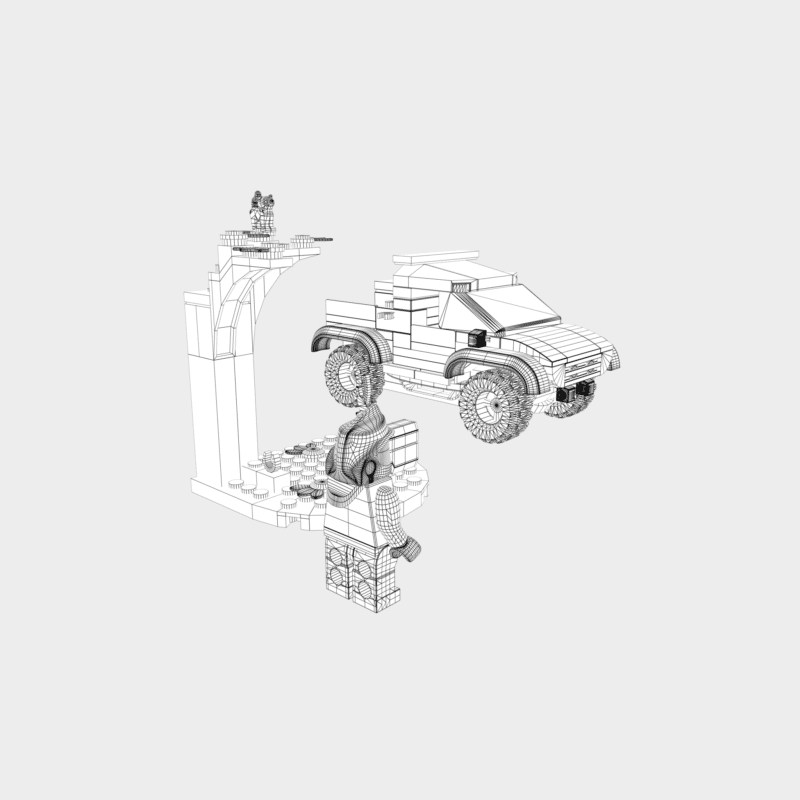 Lego Toys 3D Model Download