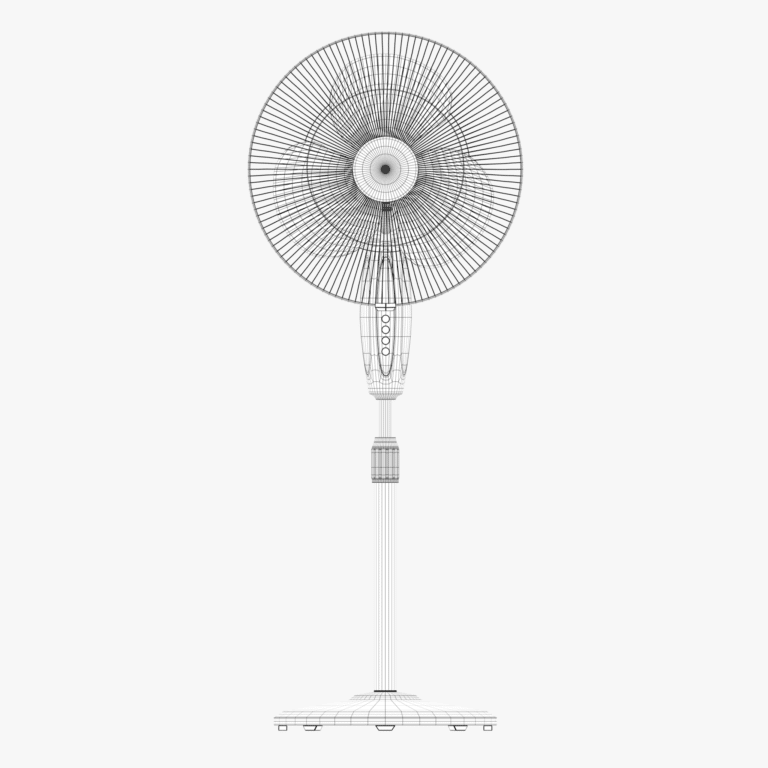Stand Fan 3D Model Download