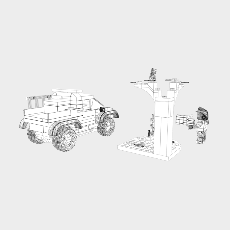 Lego Toys 3D Model Download