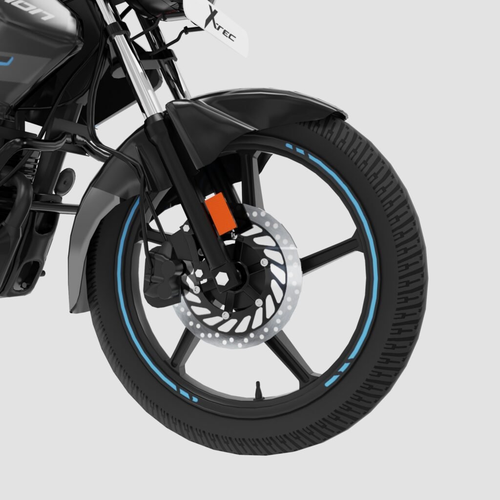 Hero Passion XTEC Bike 3D Model