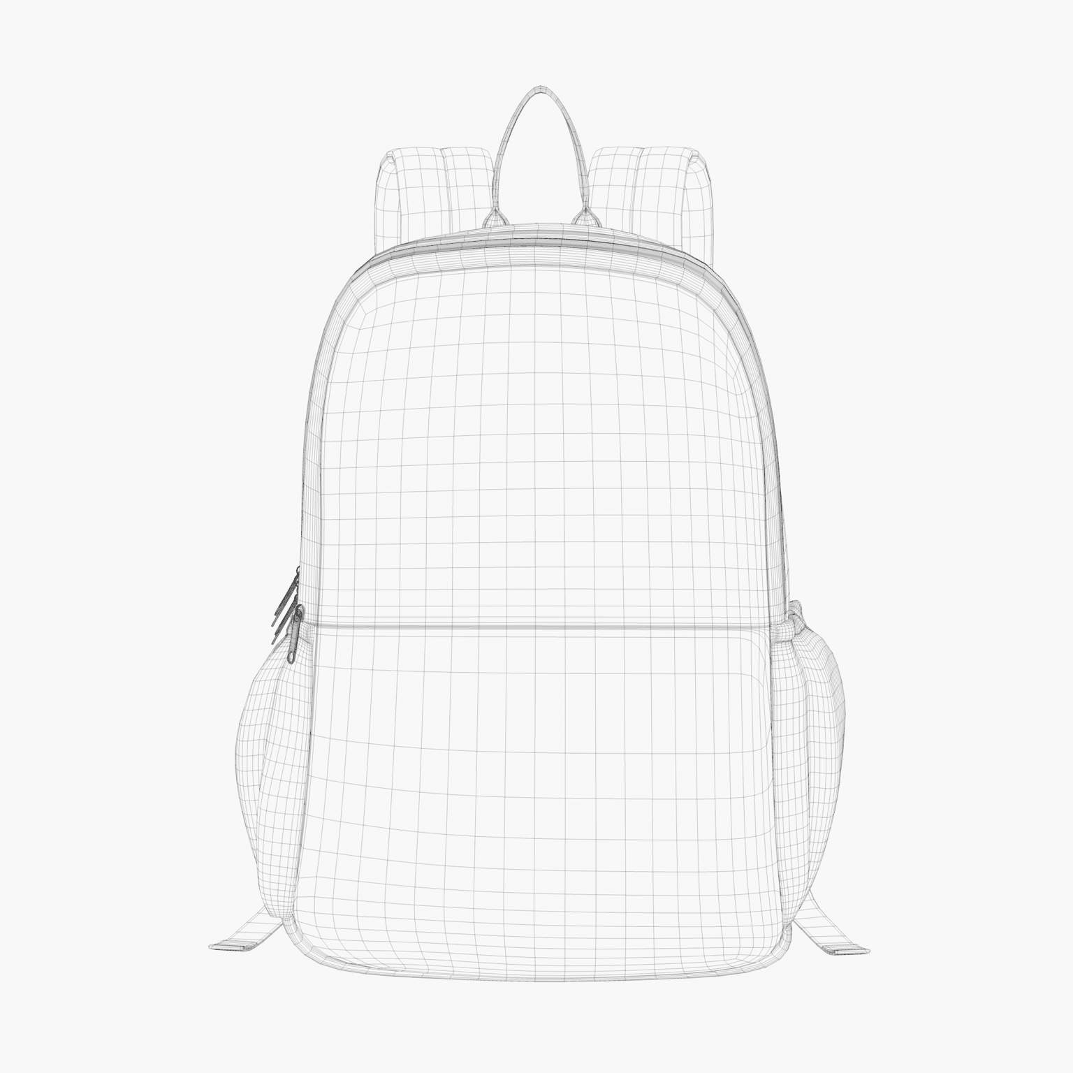 School Bag 3D Model Download