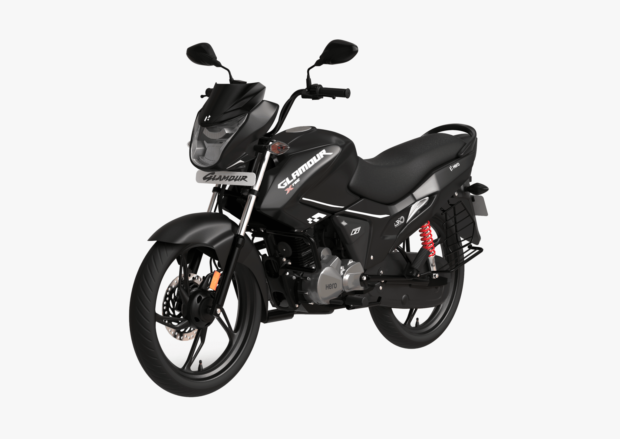 Hero Glamour XTEC Bike 3D Model