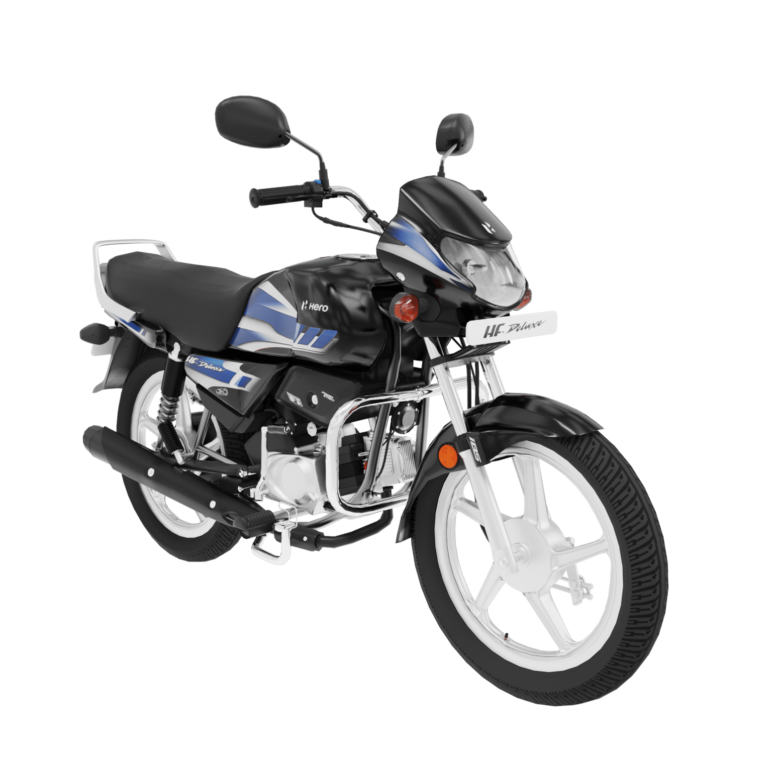 Hero HF Deluxe Bike 3D Model Download