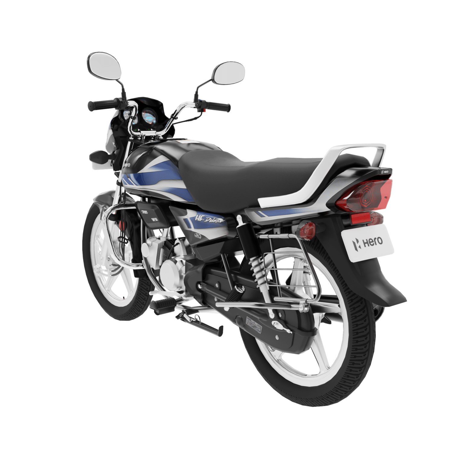 Hero HF Deluxe Bike 3D Model Download
