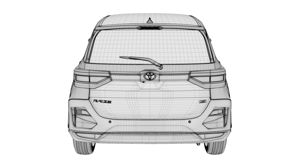 Toyota Raize Car 3D Model Download