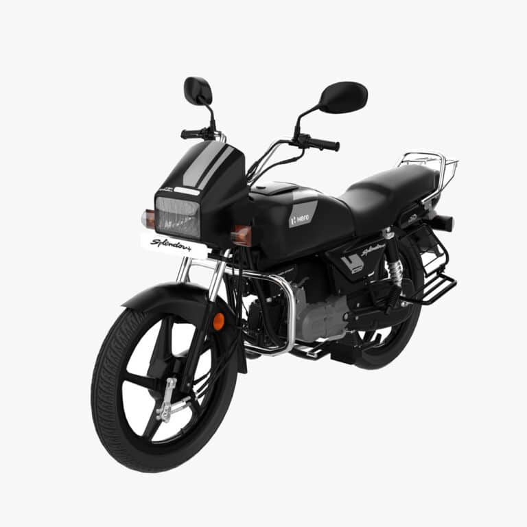 Hero Splendor Bike 3D Model Download